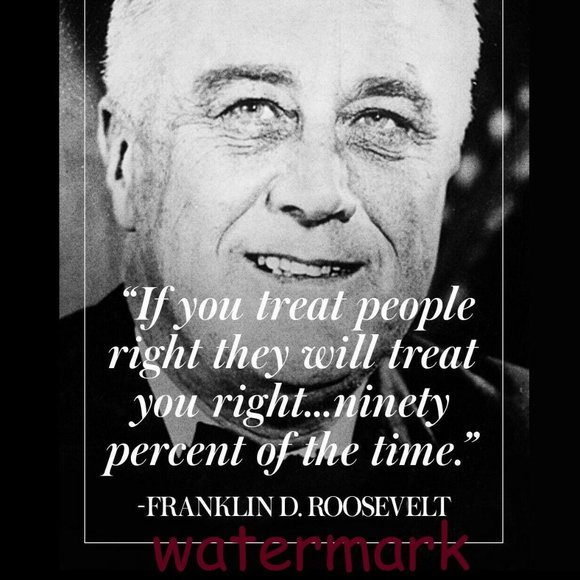 Wall Decor | President Franklin Roosevelt Quote Photo 13x19 | Poshmark
